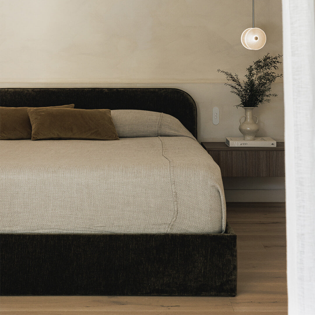 Jade Fully Upholstered Bed – ZENN DESIGN